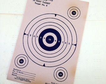 Vintage J.C. Higgins Raccoon Target - Paper Target No. 3 - Sears ...
