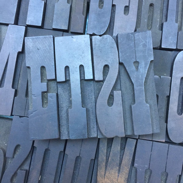 Letterpress Style - Etsy