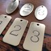 Hand Punched Brass Numbered Tags - Custom Numbered Locker Tags ...