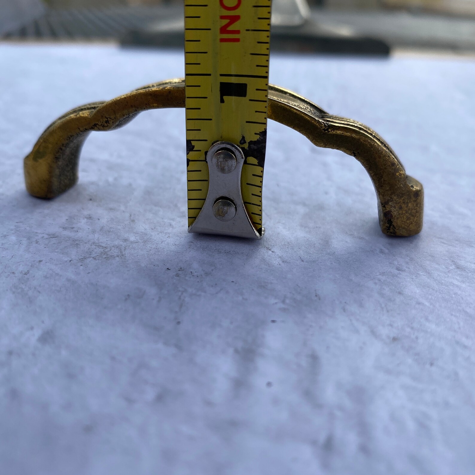 Vintage Brass Drawer Pull With Keyhole door Pull Antique - Etsy