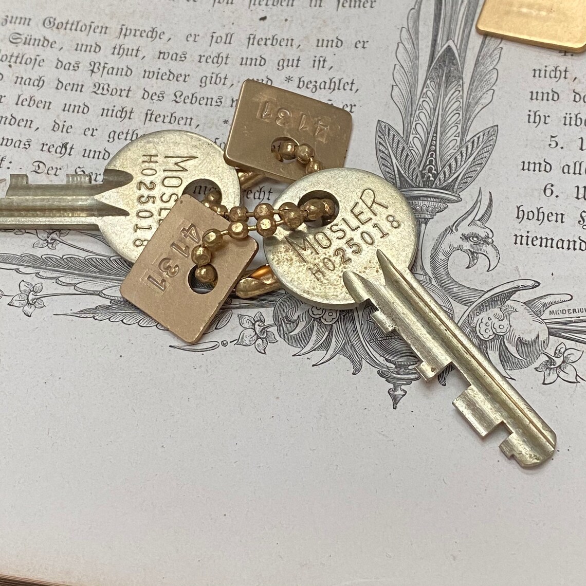 Mosler Bank Safe Key Set Industrial High Security Key - Etsy