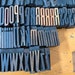 Narrow Font -choose Letter- Skinny WOODEN Letterpress Printing Blocks ...