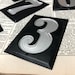Industrial Metal Numbers 3" - Small Vintage Metal Numbers – Salvaged ...