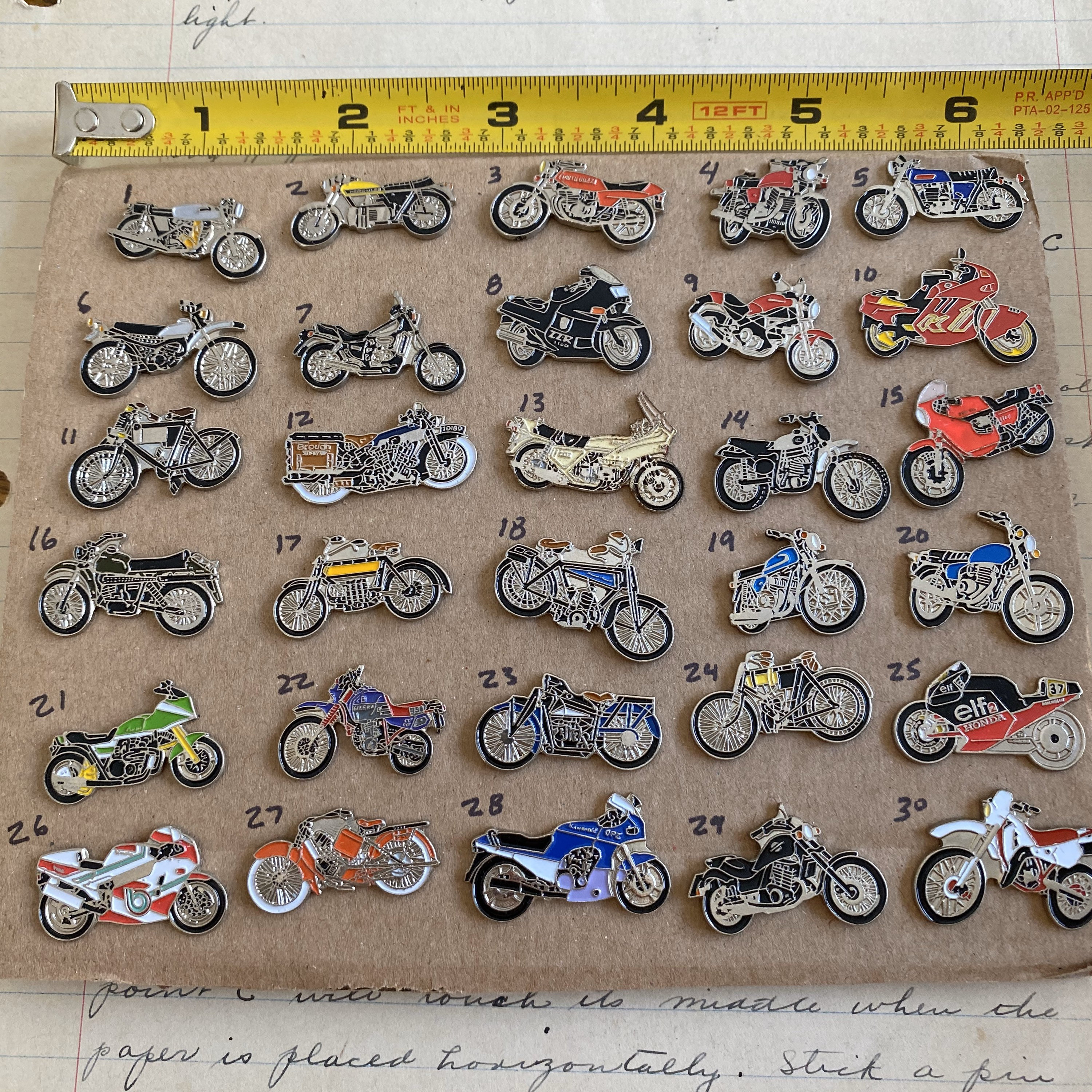 Motorcycle Lapel Pin - Vintage Motorcycle Jacket Pin - Biker Pins ...