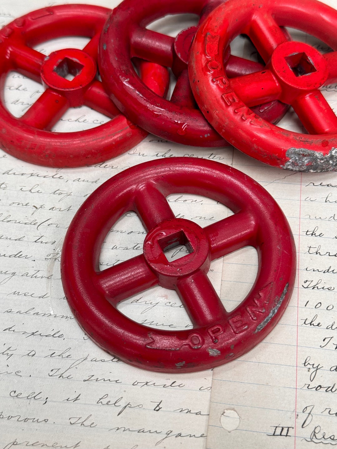 Valve Handle Large Rusty Vintage and Large Huge Industrial Valve ...