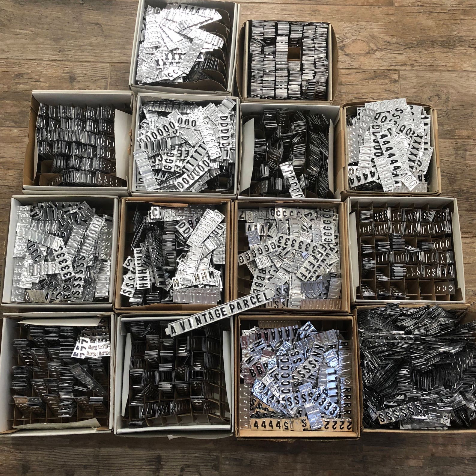 Vintage Grave Marker Letters you Choose Funeral Home | Etsy