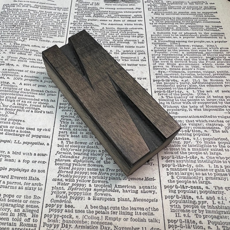 Letterpress Blocks - Etsy