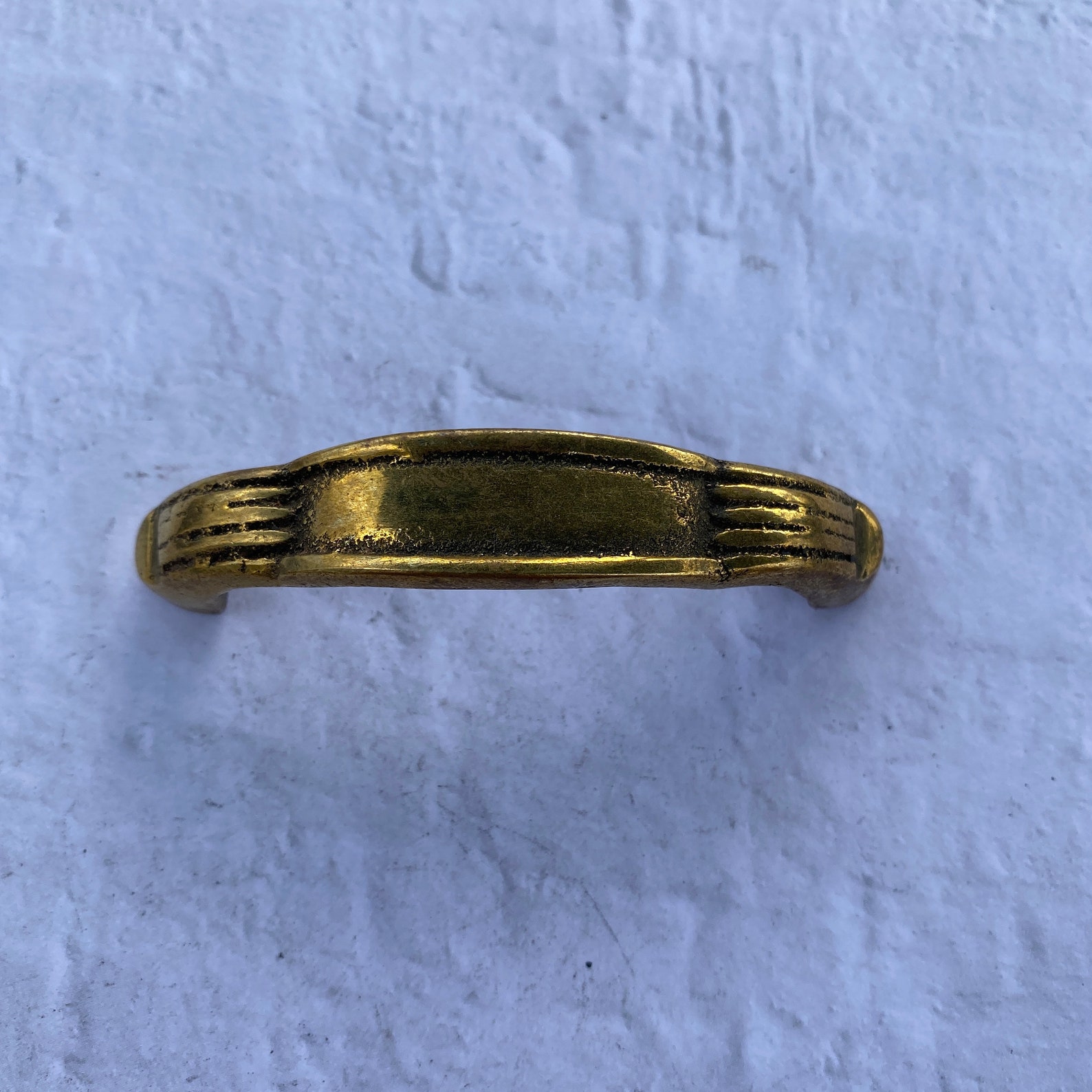 Vintage Brass Drawer Pull With Keyhole door Pull Antique - Etsy