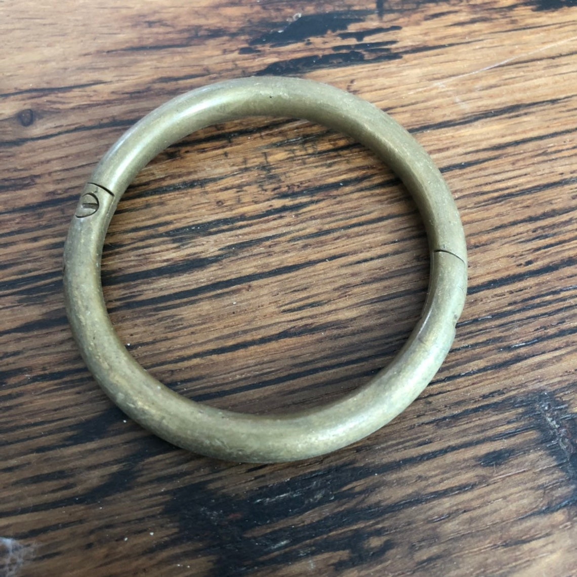 Authentic Bull Cow Nose Ring Heavy Duty Brass Farm Fresh | Etsy