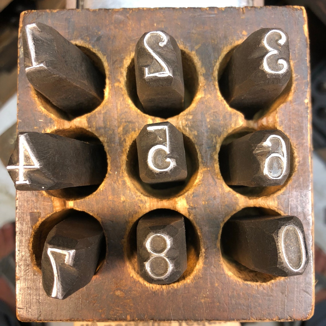 Custom Hand Punched Round Silver Tag Hand Stamped Nickel | Etsy