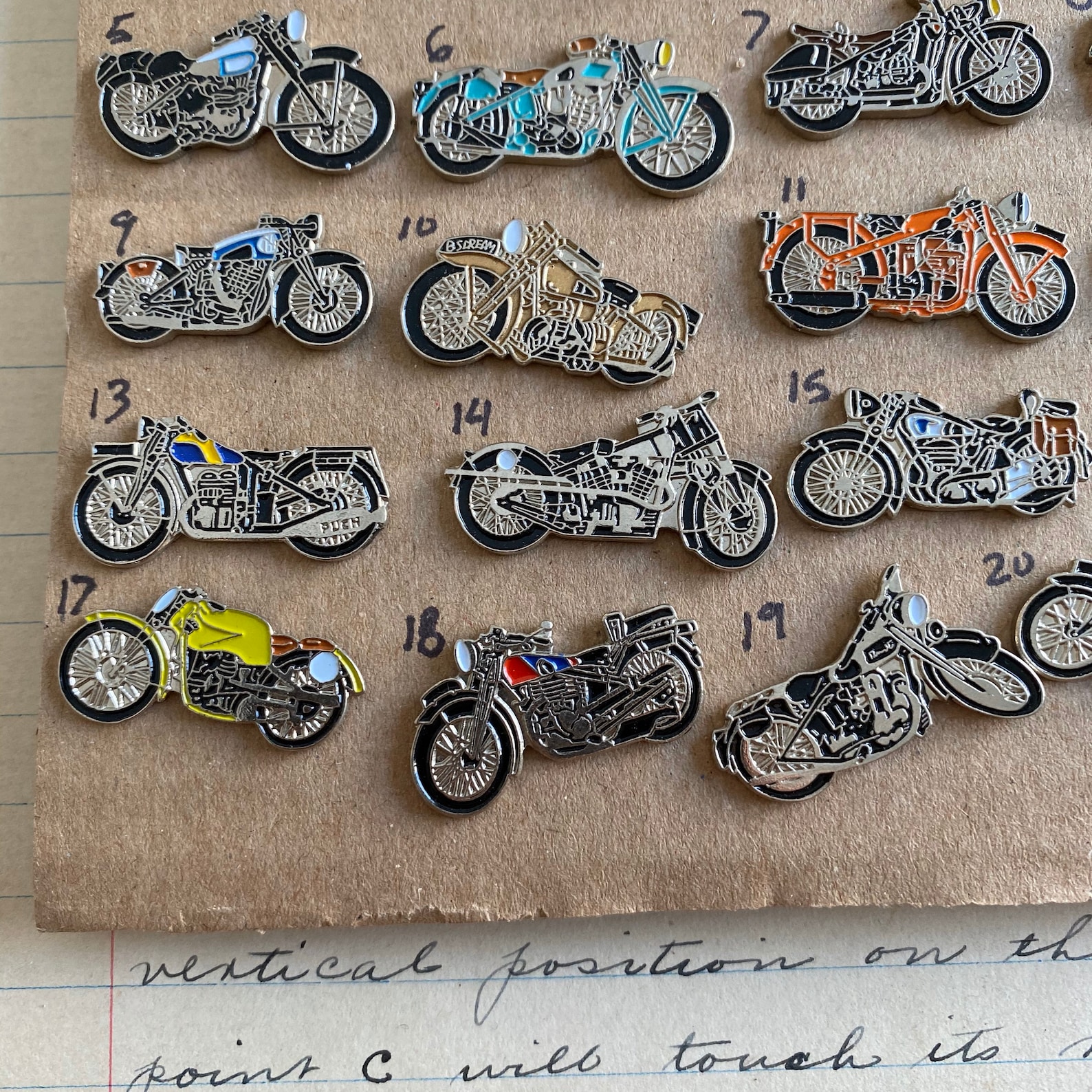 Motorcycle Lapel Pin Vintage Motorcycle Jacket Pin Biker - Etsy