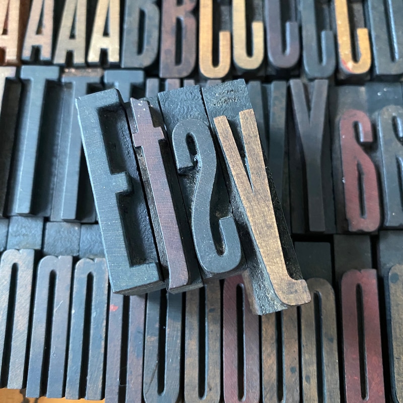 Tall Skinny Numbers - Etsy