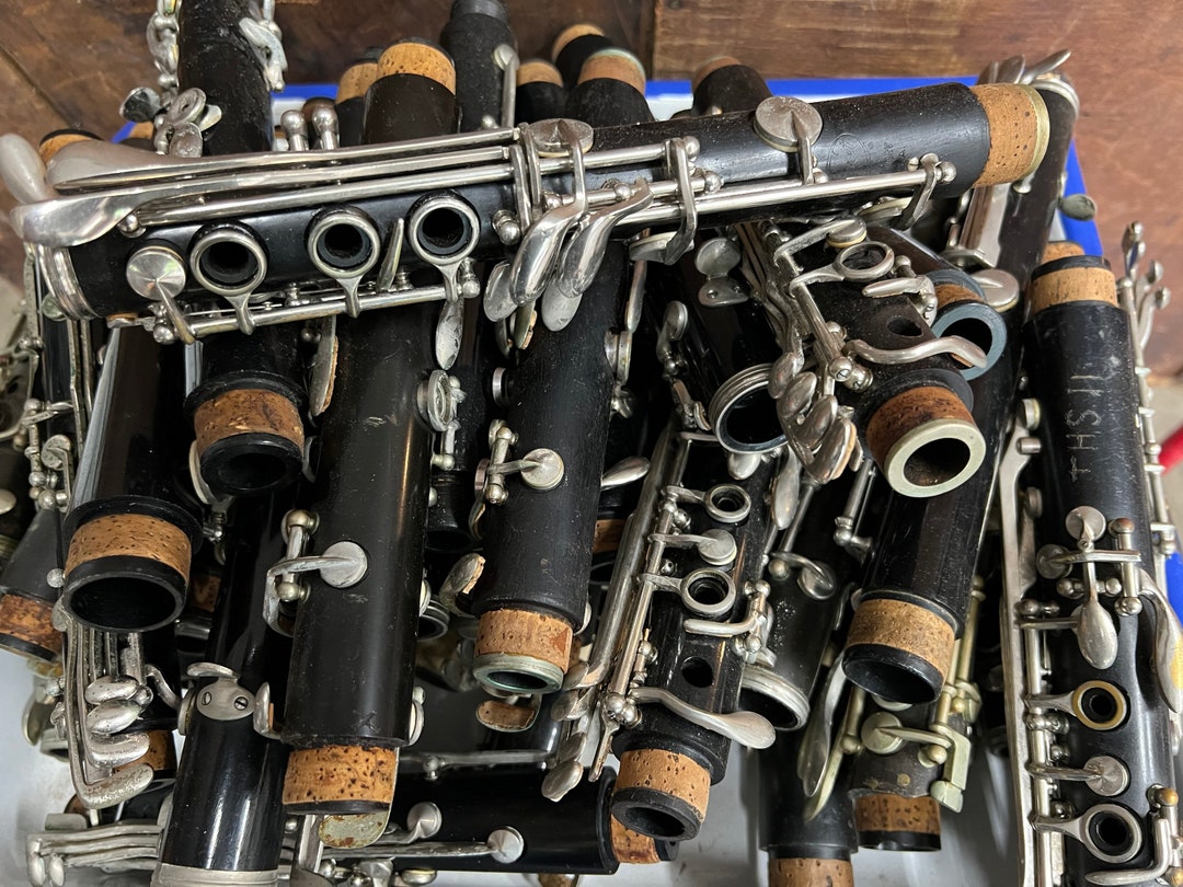 Vintage Clarinet ONE Section - Woodwind Instrument Part - Antique ...
