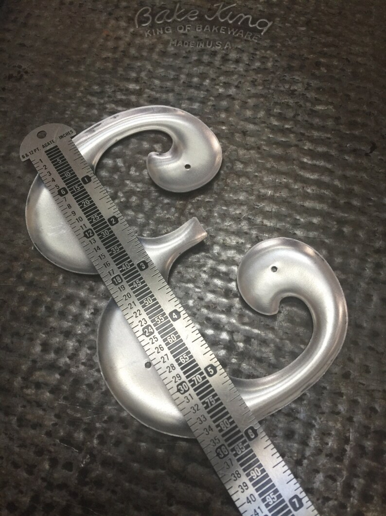 Number 3 Industrial Metal Numbers 6 Metal Numbers - Etsy