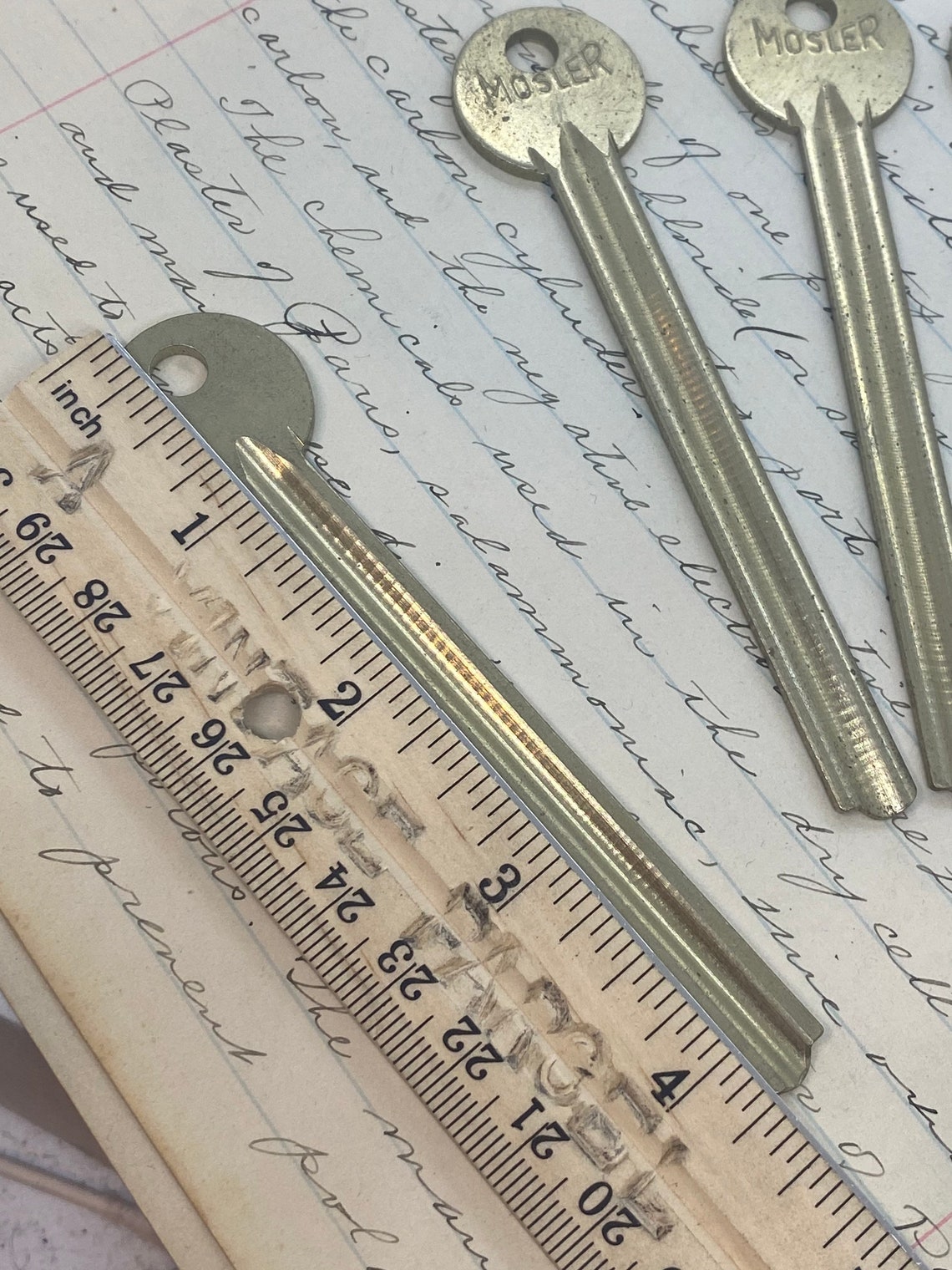 Mosler Bank Safe Key Industrial High Security Key Vintage - Etsy