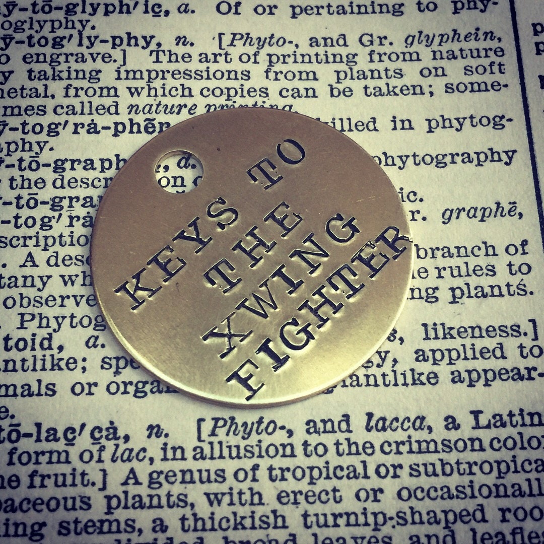 Keys to the Xwing Funny Handmade Star Wars Nerd Gift, Personalized Hand ...