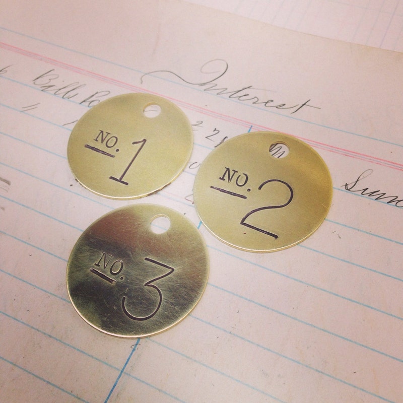 Coat Check Tags - Etsy
