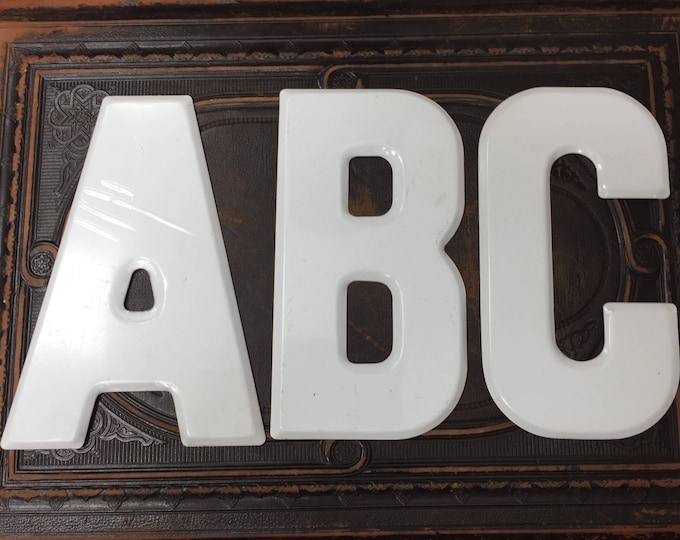 Vintage Marquee Letters 12 to 17 Inches Tall Rustic Industrial Wedding ...