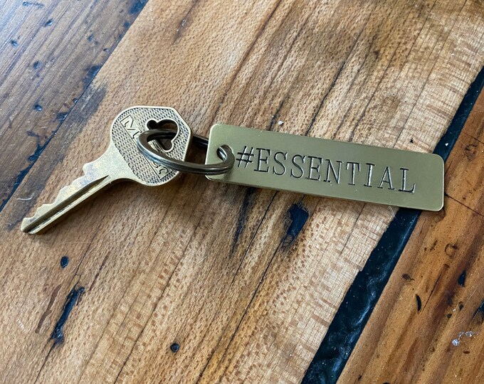 Custom Hand Punched Square Hotel Room Key Tags Key Fob - Etsy