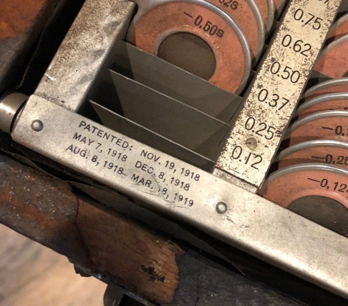 Antique Aluminum Monocle- No LOOP - Vintage Optometrist Lens - Eyeglass ...