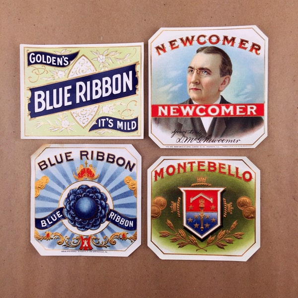 Vintage Cigar Labels - Etsy