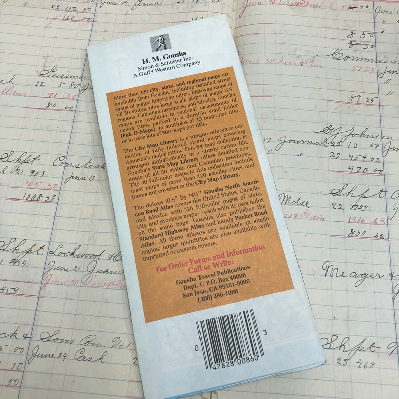 Vintage Paper Map 1980's Illinois Road Map Chicago - Etsy