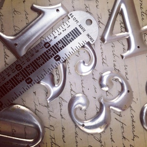 Industrial Metal Numbers 2" - Small Vintage Metal Numbers – Salvaged ...