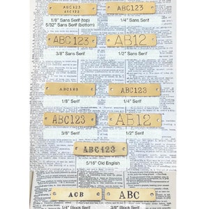 Custom Hand Punched Brass Tag - Hand Stamped Key Tag - Key Fob - Pet ...