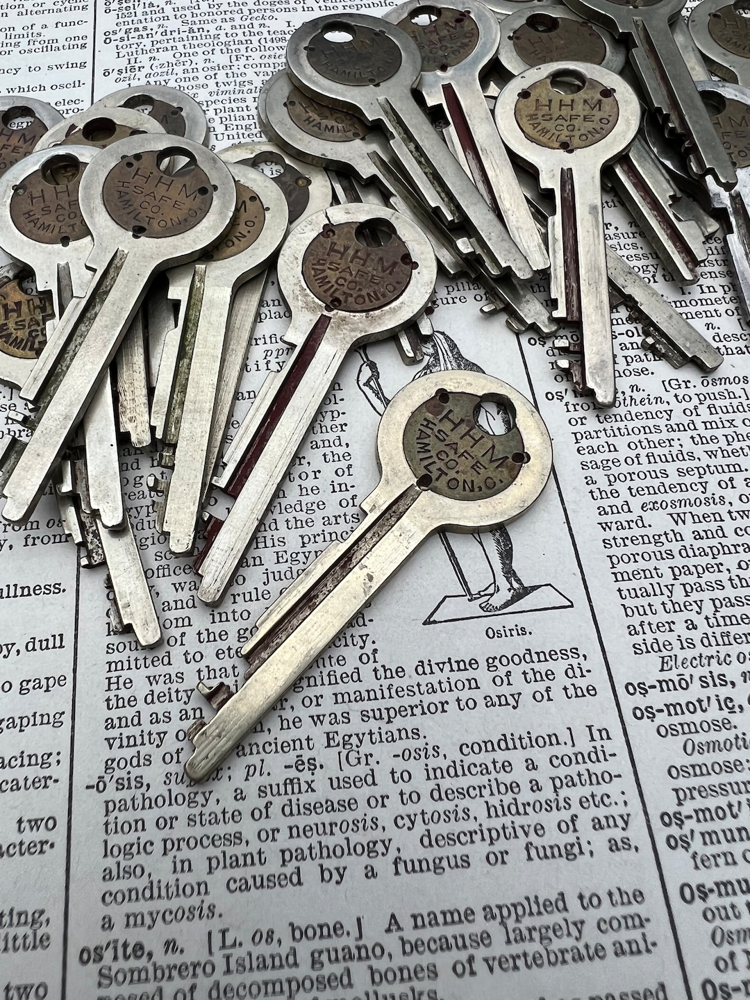 HHM Bank Safe Key Set - Industrial High Security Key - Vintage Safe ...