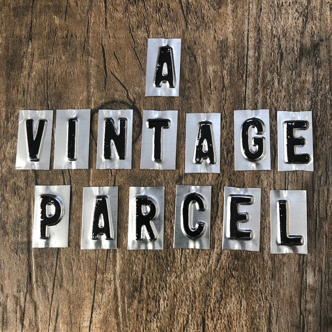 Vintage Grave Marker Letters -you Choose- Funeral Home Letters- Name ...