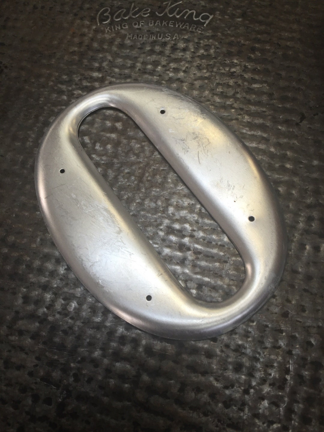 Number 0 Zero Industrial Metal Numbers 6" - Metal Numbers – Salvaged ...