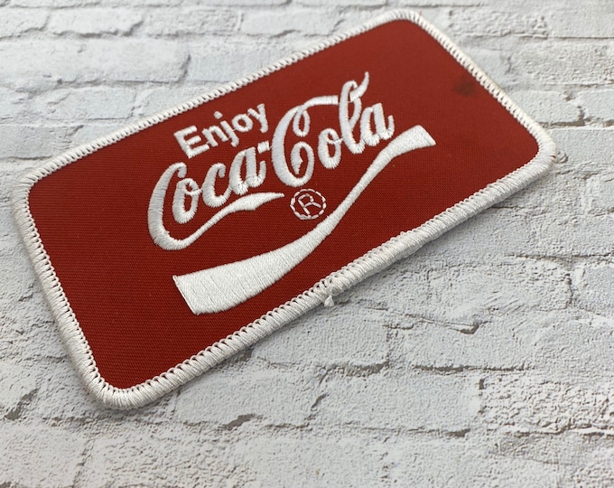 Vintage Coca Cola Patch - Coke Patch - Vintage Coke Patch - Sew on Coke ...