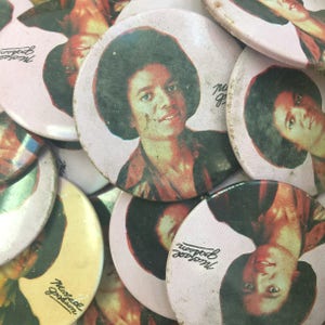 Vintage 1980's Michael Jackson Button - Retro Pop 80's Pin - Rock and ...