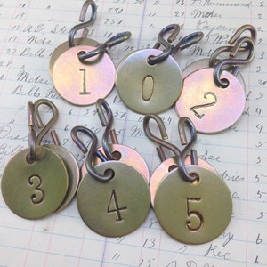 Brass Coat Check Tags - Brass Hotel Key Tag - Room Number Tag ...