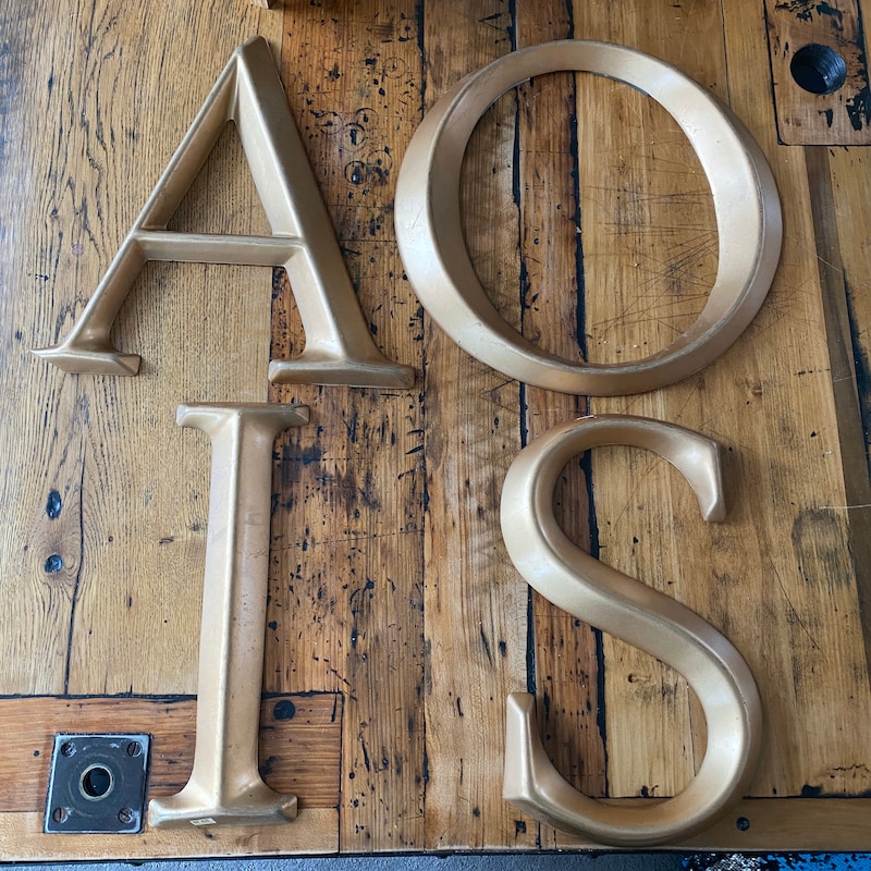 Vintage Wall Letters - Etsy