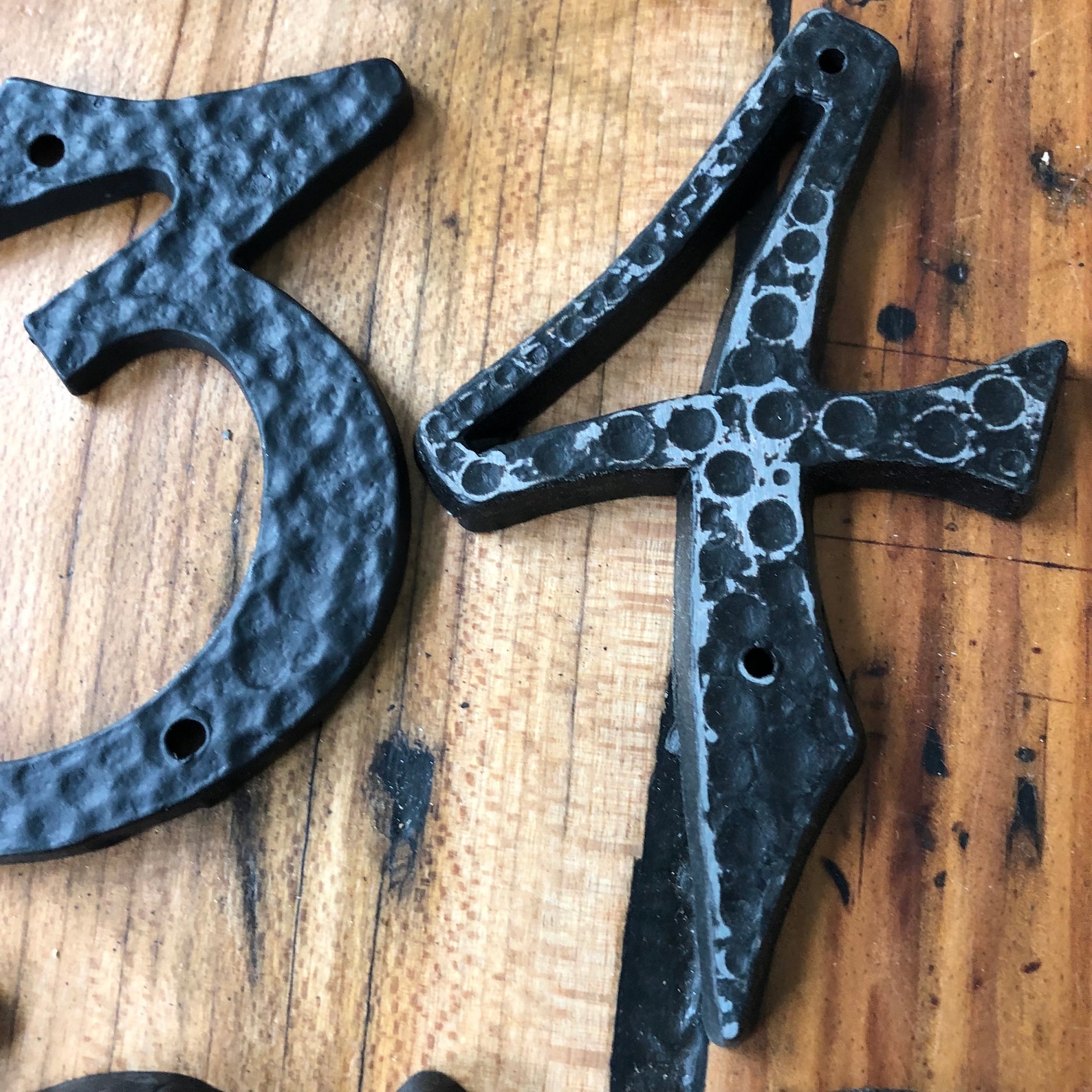 Black Metal Address Number 3.5 Vintage Metal House - Etsy