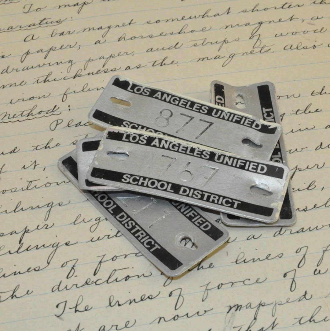 Industrial Locker Number Plates -choose the Quantity - Los Angeles ...