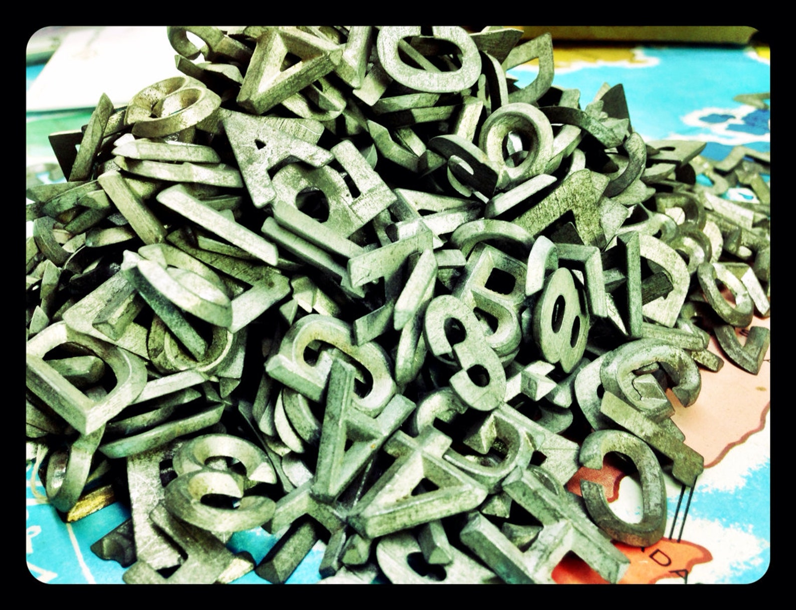 Small UNIQUE Vintage LEAD Letters and Numbers Lot of 5 - Etsy