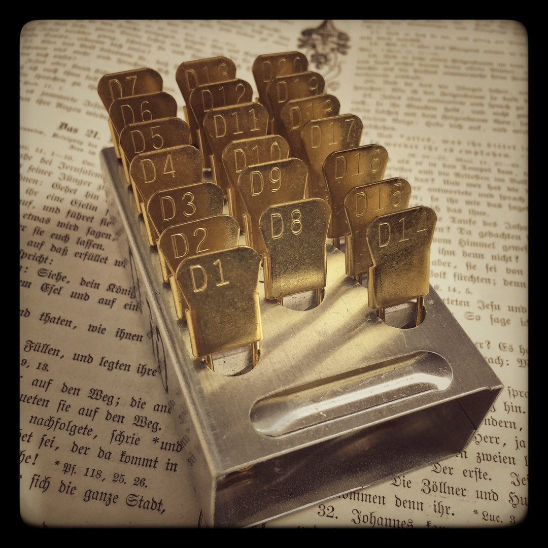 Brass Laundry Pin Set - Locker Basket Pins - Numbered Pin - WWII Numbered Safety Pins - 20 Pins ...