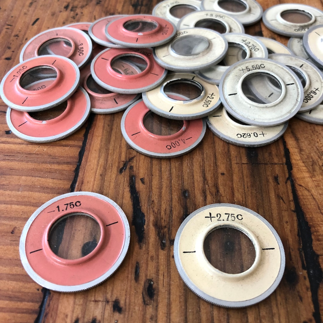 Antique Aluminum Monocle- No LOOP - Vintage Optometrist Lens - Eyeglass ...