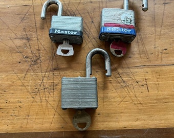 Vintage Master Lock - Etsy