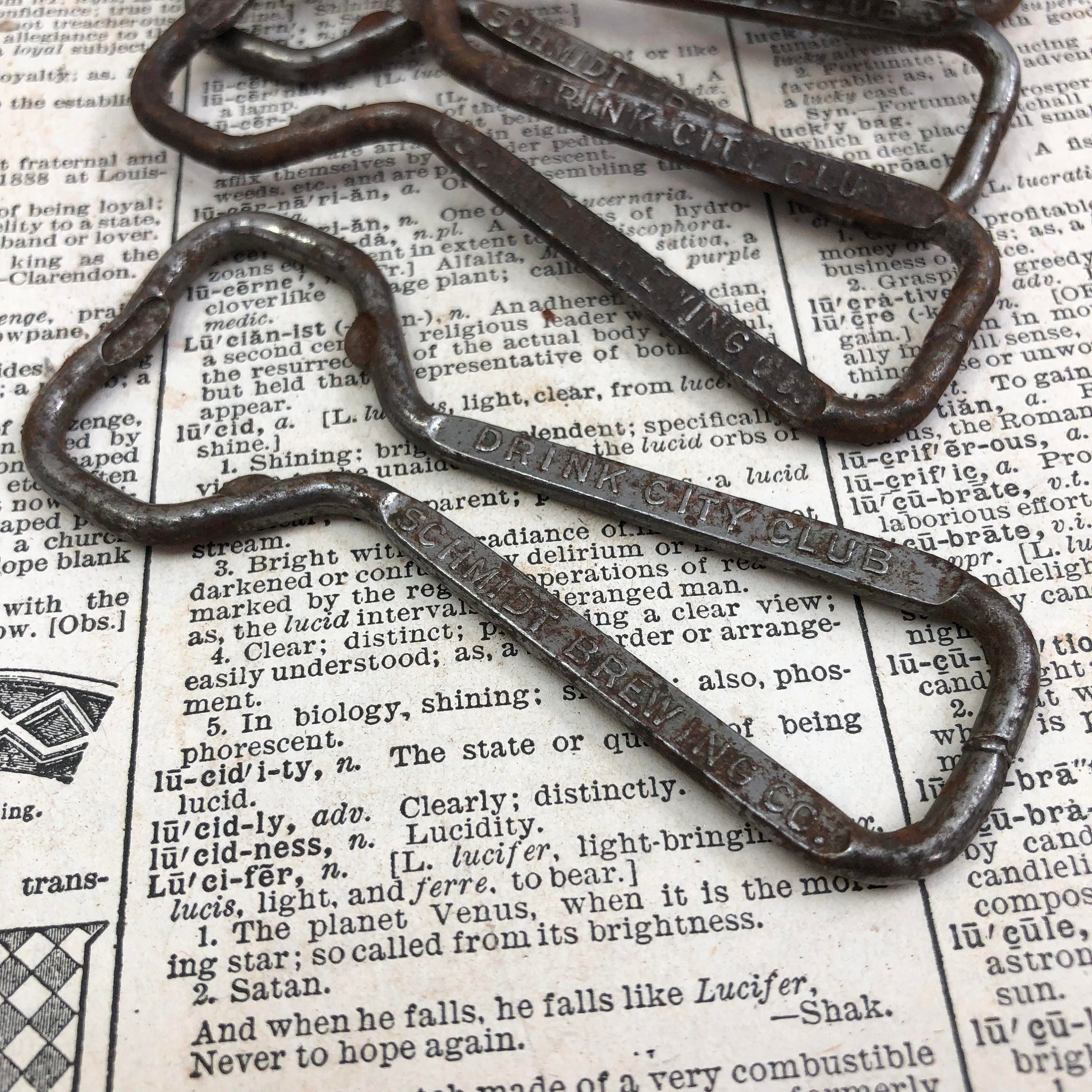 Vintage Bottle Opener - Schmidt's beer bottle opener - vintage beer can ...