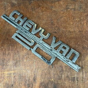 Vintage Chevy Van Truck Hood Ornament - Custom Auto Emblem - Vintage ...