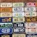 Vintage 1978 Bike License Plates Choose Your State Bike - Etsy