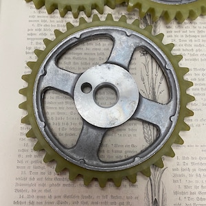 Large Industrial Gear - 5.75" Large Vintage Steampunk Gear - Huge ...