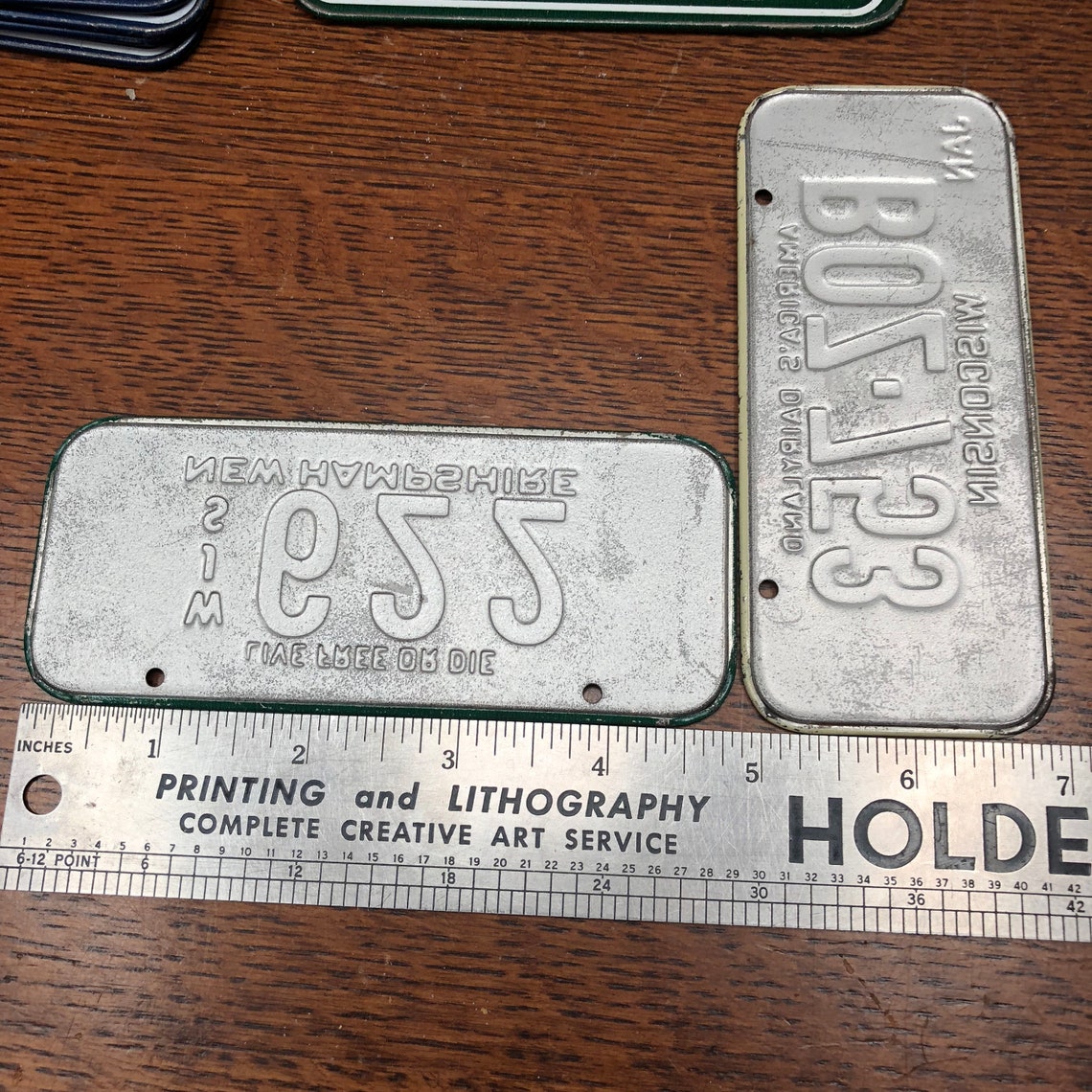 Vintage 1978 Bike License Plates - Choose Your State - Bike Plate ...