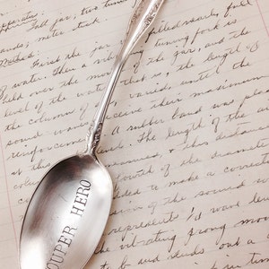 Souper Hero - Super Hero Gift Idea - Cool Comic Book Gift Hand Stamped ...