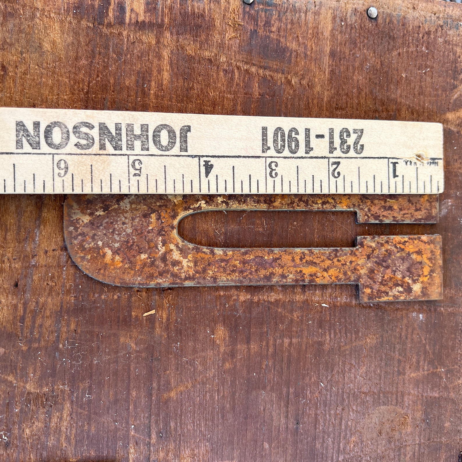 Rusty Metal Letters and Numbers 6 Letter Sign Letter - Etsy