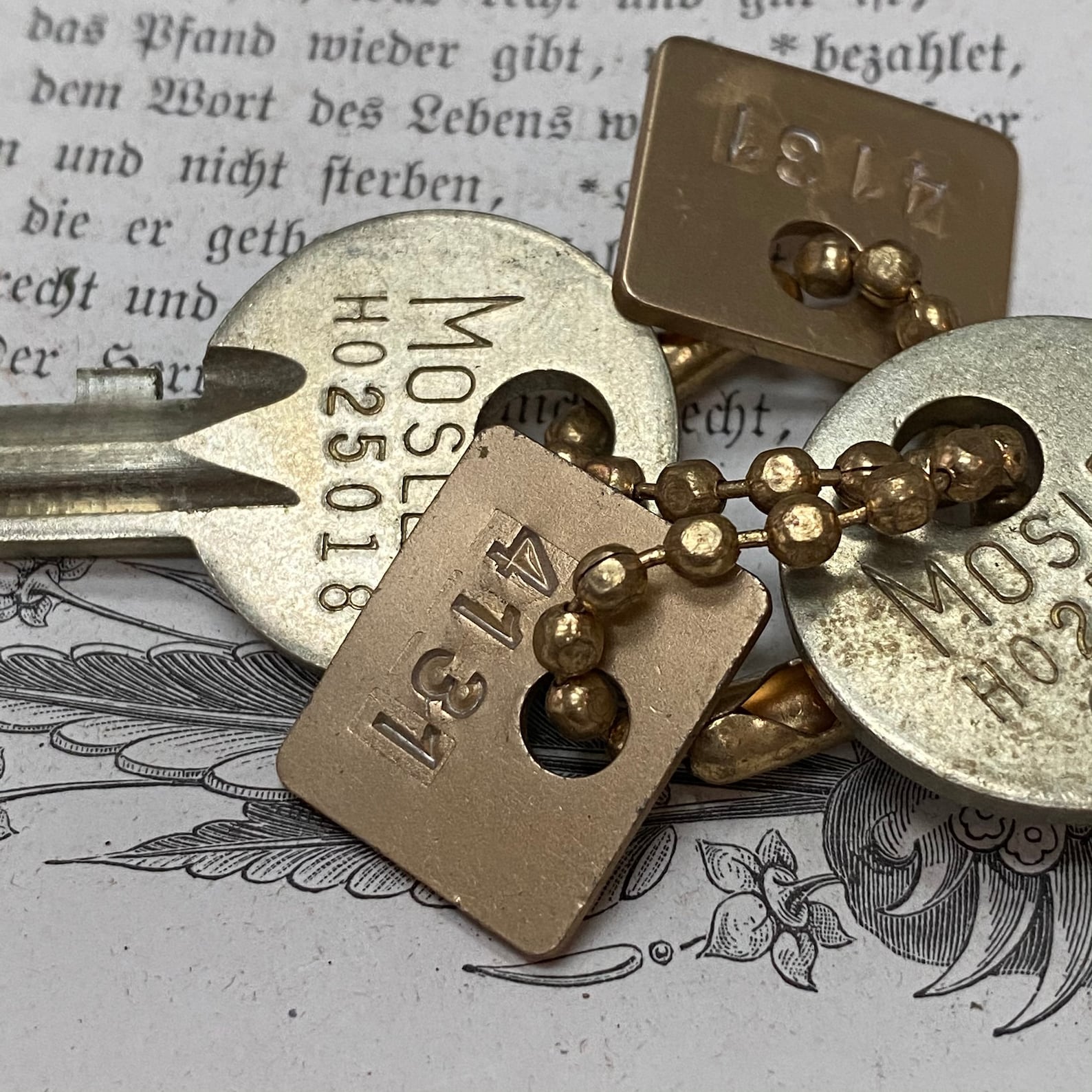 Mosler Bank Safe Key Set Industrial High Security Key - Etsy