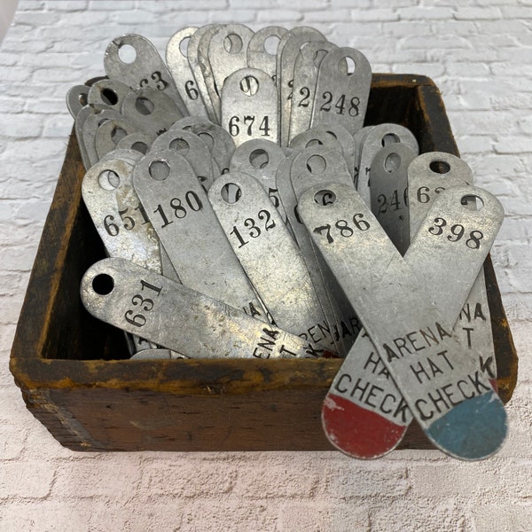 Coat Check Tags - Etsy